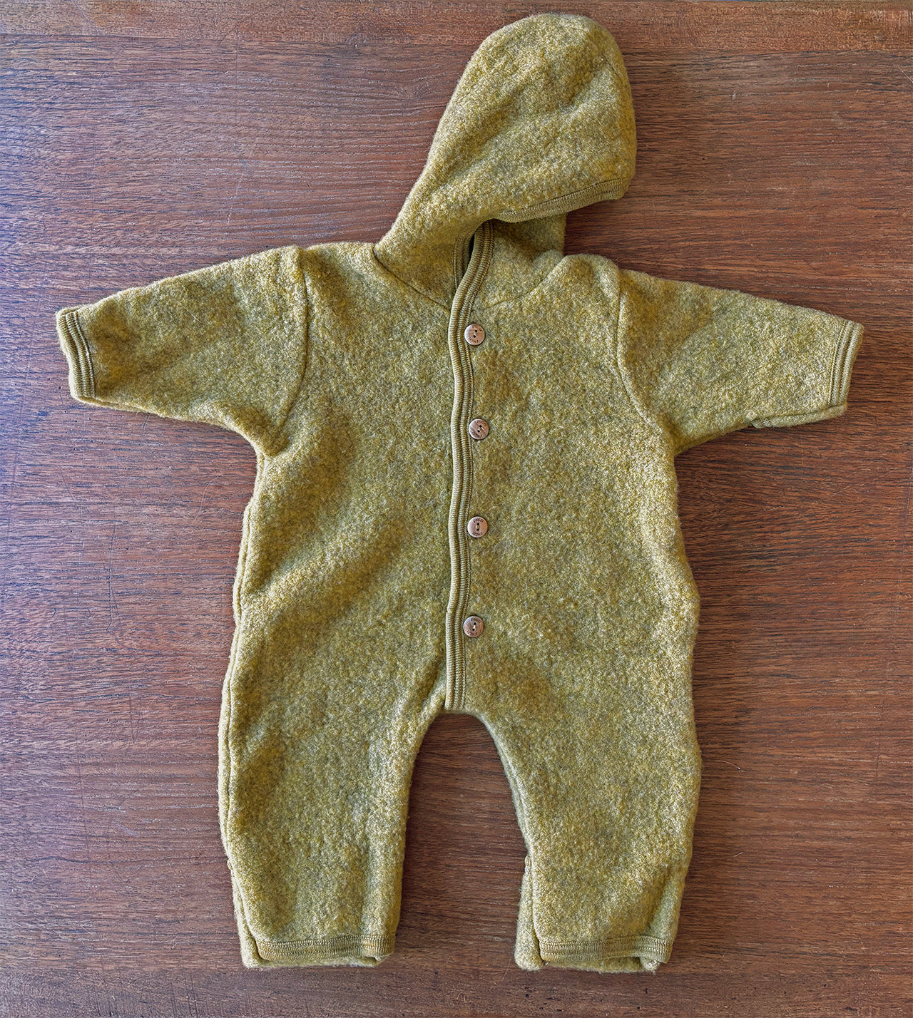 Engel - Hooded wool fleece overall (0-3 months) – Bigelow Lane
